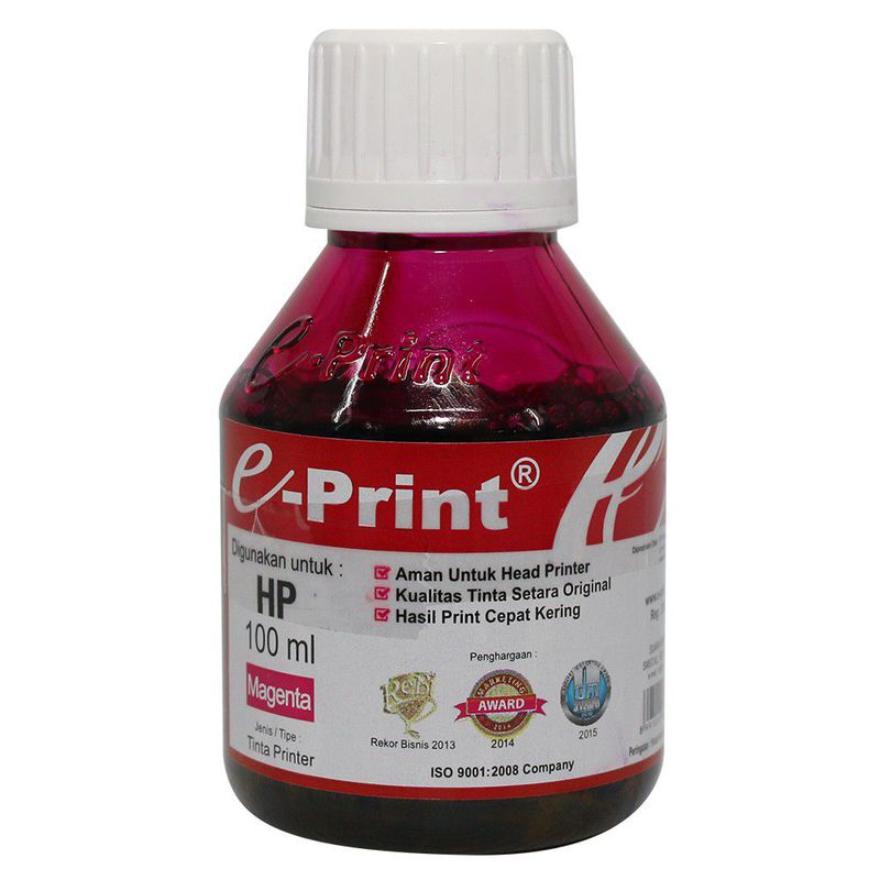 TINTA PRINTER HP E PRINT REGULER 100 ML MAGENTA