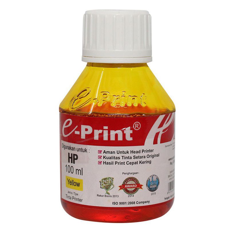TINTA PRINTER HP E PRINT REGULER 100 ML YELLOW