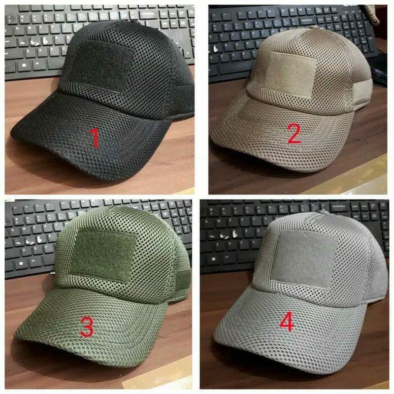 Topi Pet Lapangan Tactical Comando bisa custom