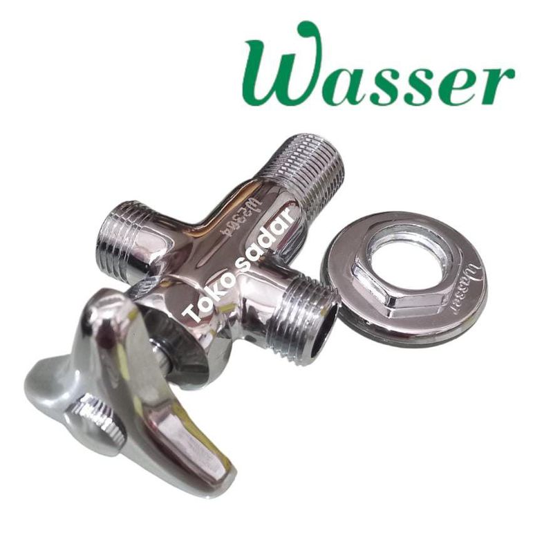 stopkran tee wasser TL-090 2 way stopvalve