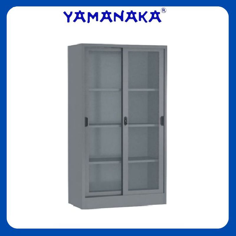 YAMANAKA + LOGO ALMARI SLIDING KACA Y-62
