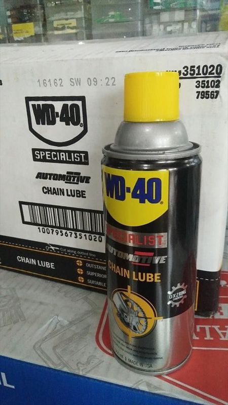 WD 40 Chain Lube WD40 Pelumas Rantai Chainlube Original 360ml