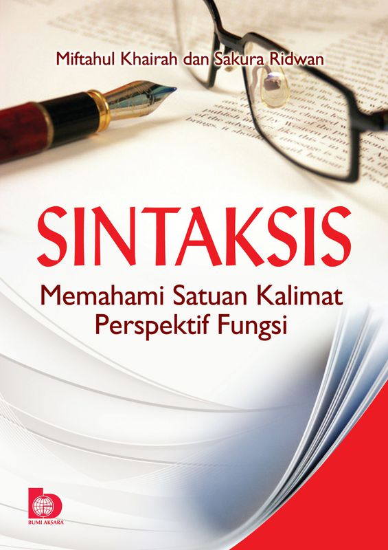 EBOOK - SINTAKSIS : Memahami Satuan Kalimat Perspektif Fungsi