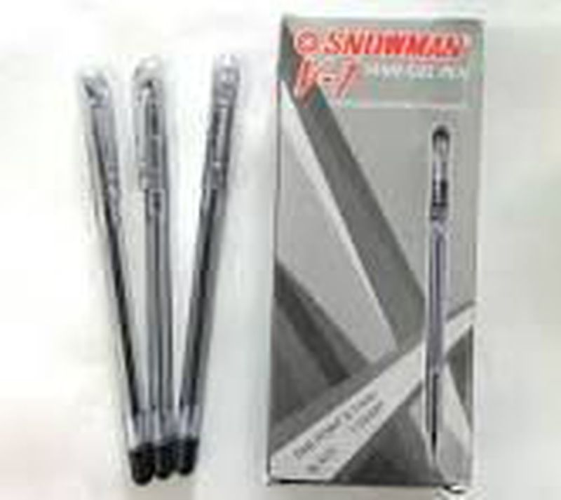 Snowman V1 Pulpen [12 Pcs] Ketebalan tinta sebesar 0.7