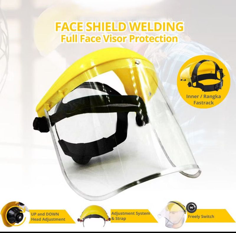Face Shield Pelindung Muka Apd Full Face Visor Welding