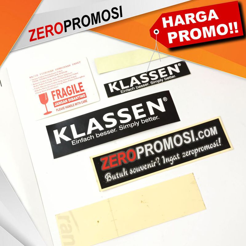 Cetak Sticker Custom Murah