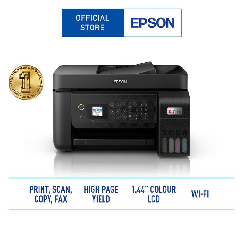 PRINTER EPSON L5290 AIO WIFI PENGGANTI L5190 PRINT SCAN COPY GARANSI ...