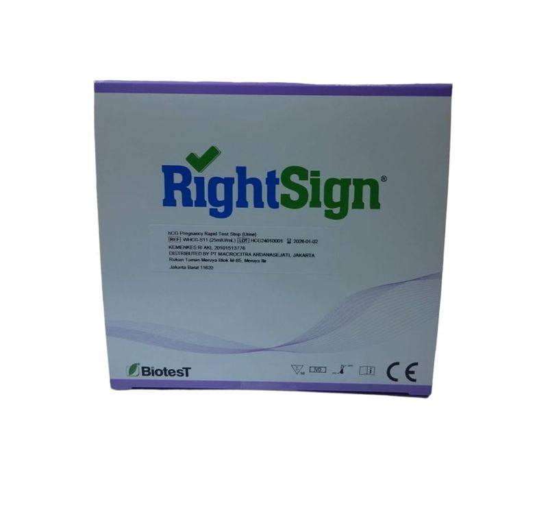 RIGHTSIGN HCG PRAGNANCY RAPID TEST STRIP (URINE)