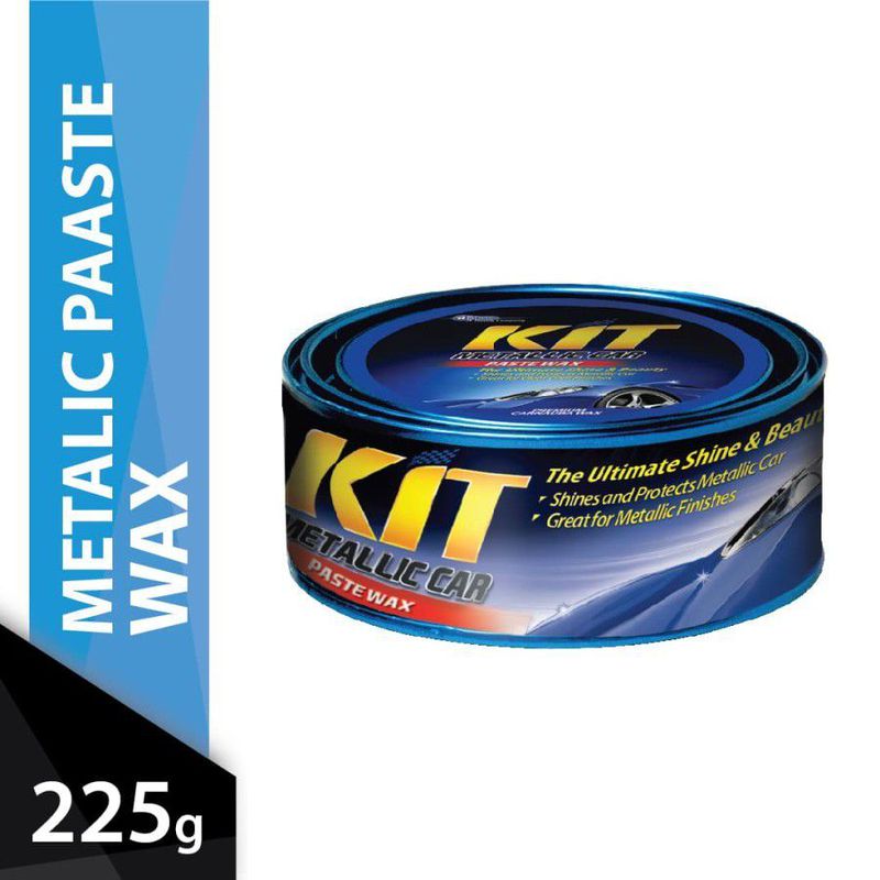 Kit Paste Metallic Car Wax 225gr