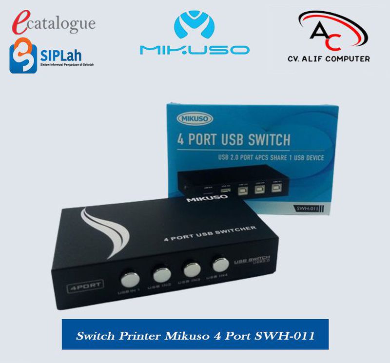 SWITCH/HUB PRINT MIKUSO SWH-011 4 PORT