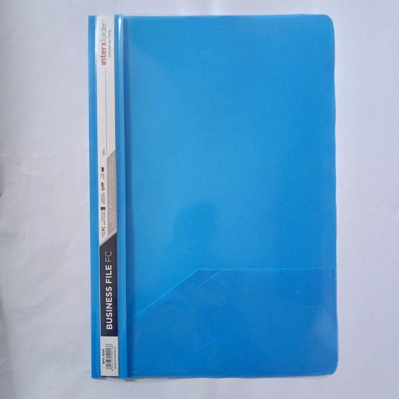 Map Business File Folder One - Biru