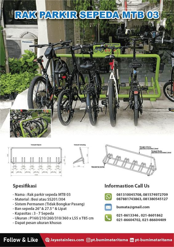 Rak Parkir Sepeda MTB 03