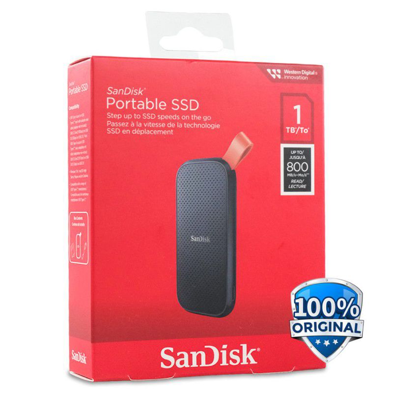 SanDisk Extreme Portable SSD 1TB up to 520Mbps USB 3.2 (E30)