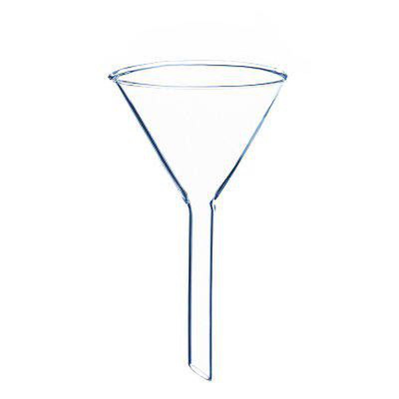 Corong Kaca Leher Pendek/ Funnel Glass 75mm