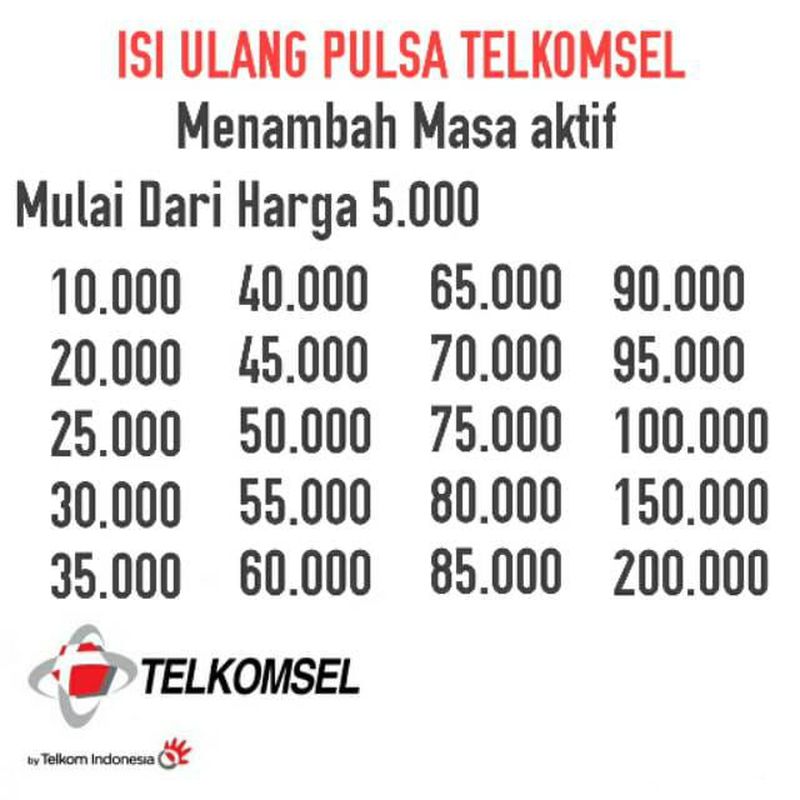 PULSA TELKOMSEL - 50.000