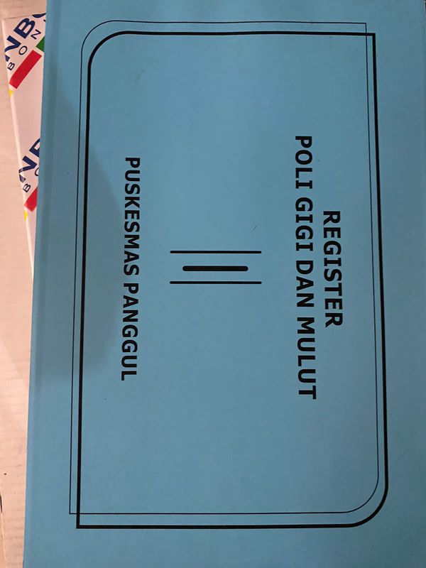 Buku Register Poli Gigi dan Mulut