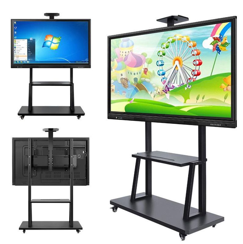 BIOMOX INTERACTIVE FLAT PANEL DISPLAY IFP 65 INCH + OPS I3 + STANDING ...