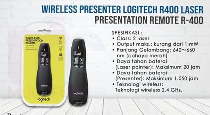 Remote Pointer Presentasi Logitech