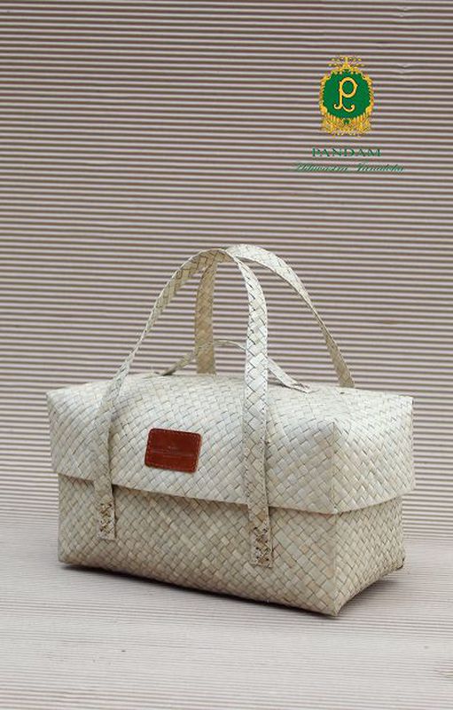 PUNJUNG Hampers Bag || Tas Hampers Anyaman Pandan Mix Kulit || Pandam ...