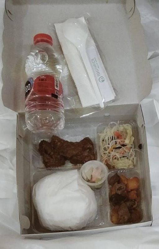 Nasi Kotak Lapis Daging