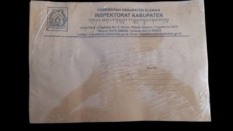 Amplop Coklat Besar Berkop Instansi