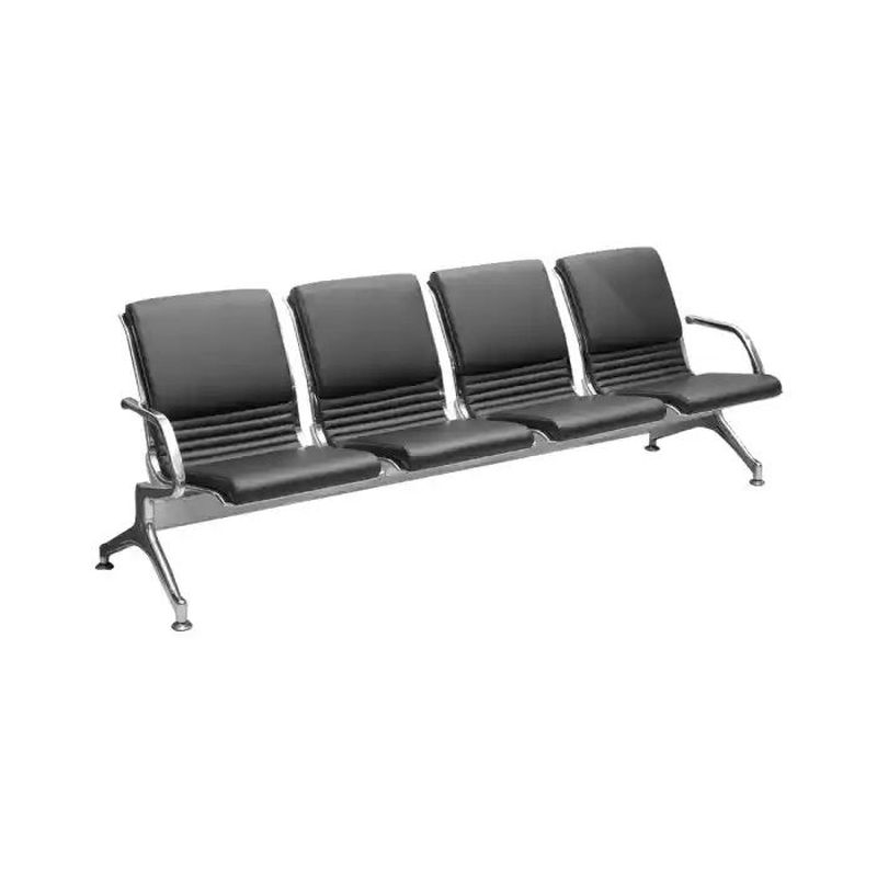 10472757 - INFORMA OASIS 2 GANG CHAIR 4 SEATER BLACK