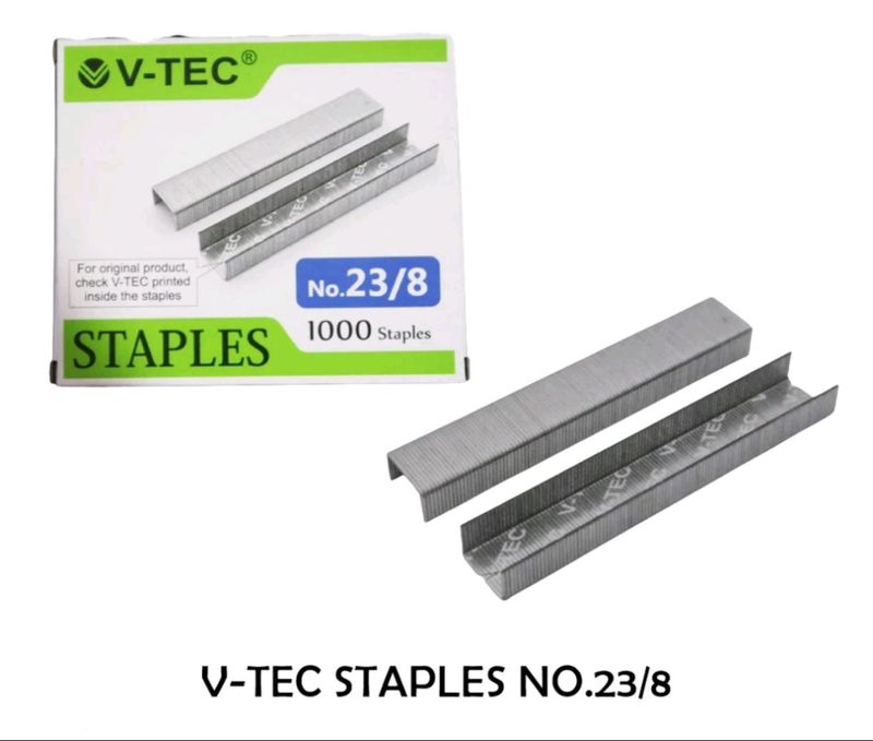 V TEC STAPLES NO. 23/8 (PAK)
