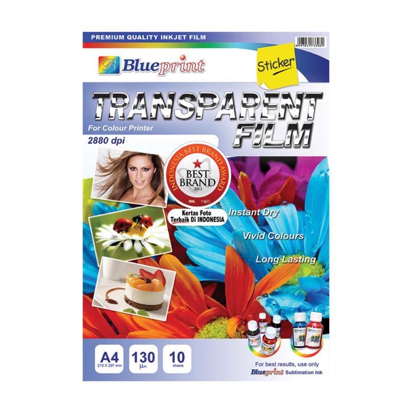 Blueprint Stiker Transparan