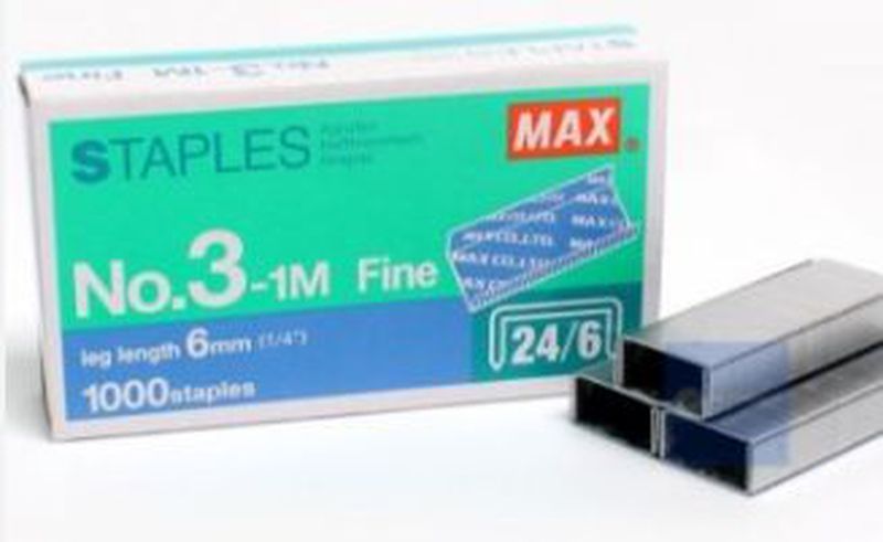 Isi Steples / Stepler No. 3 - 24/6 - 1 Pack isi 20 Kotak