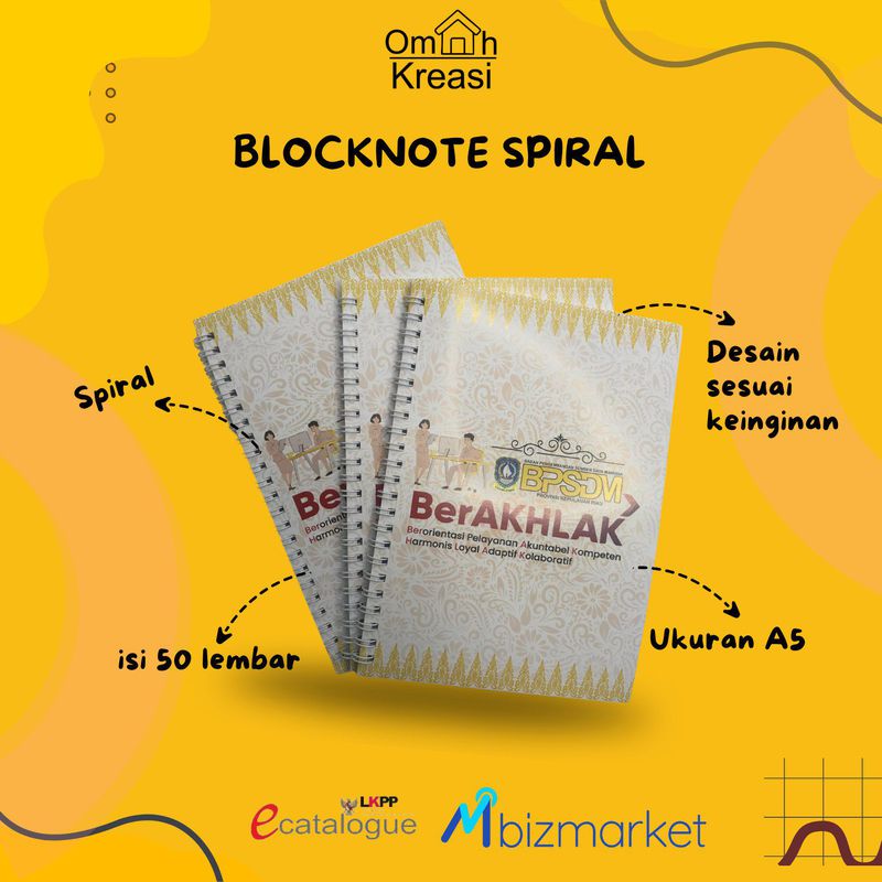 Blocknote Spiral Custom