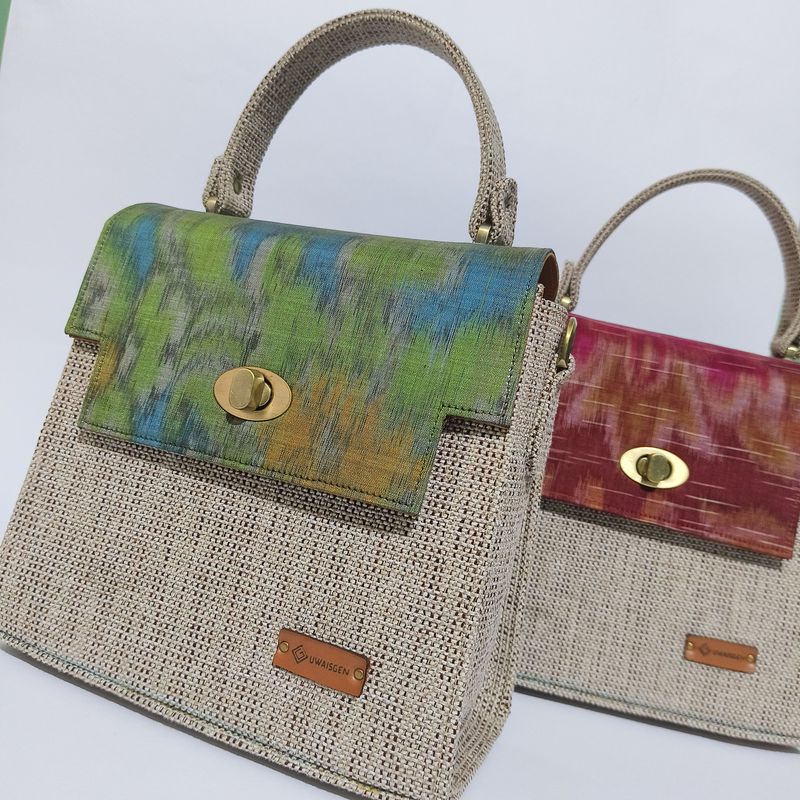UwaisGen Tas Selempang Hamira Bag Tas Wanita Goni Tenun Endek Etnik ...