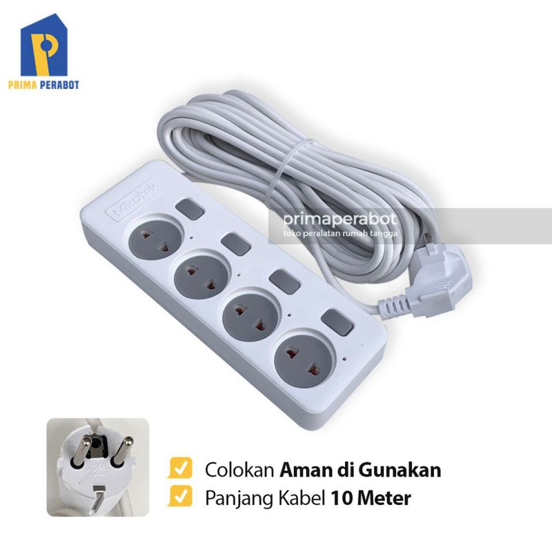 Terminal Listrik - 4 Lubang 10M