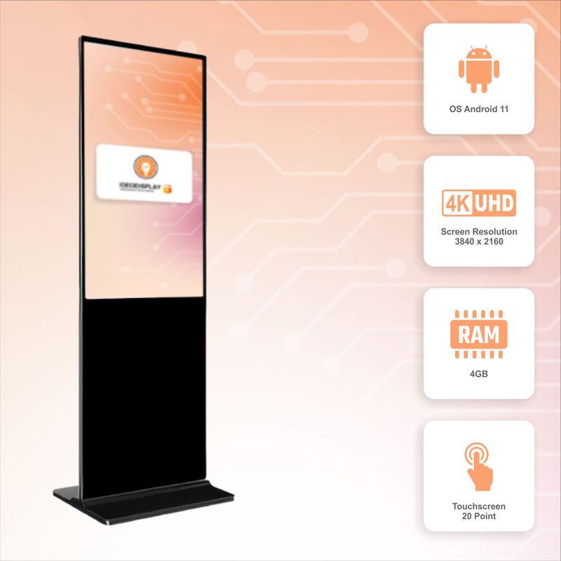 DIGITAL SIGNAGE TOUCHSCREEN - 55 Inch