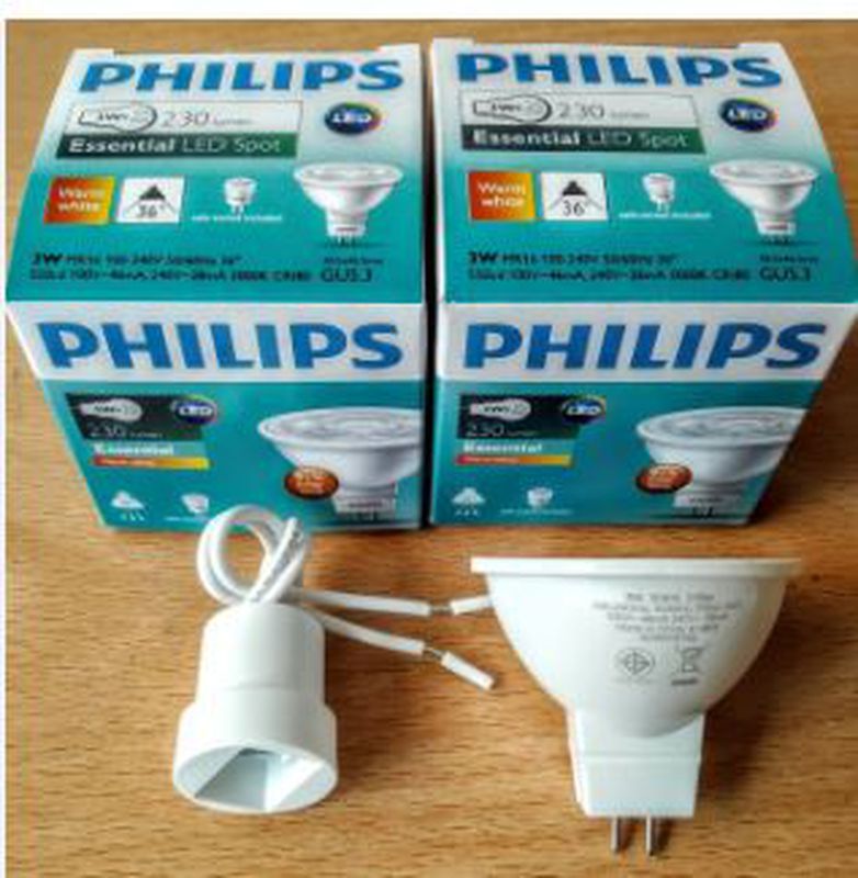 Lampu MR16 LED Spot LV 3 Watt Philips