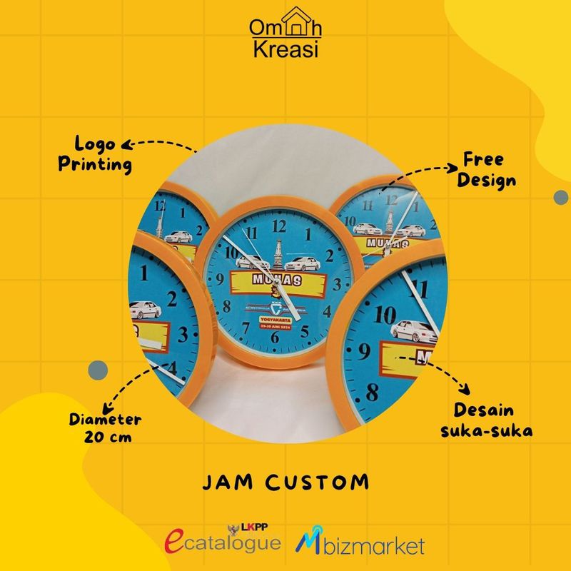 Jam Meja Custom
