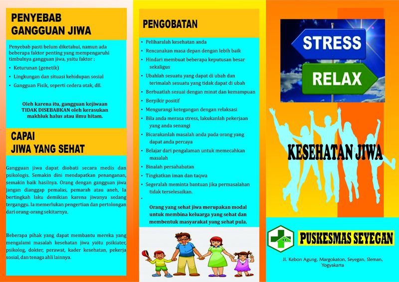 Leaflet kesehatan mental Pus Seyegan