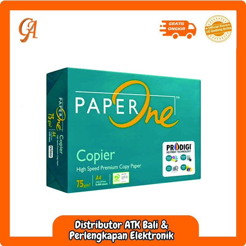 KERTAS HVS PAPER ONE A4 75 GMS