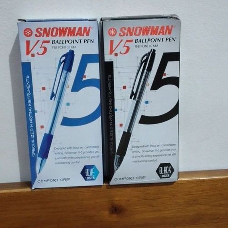 PULPEN SNOWMAN V5 - 0,7 MM / BALLPOINT SNOWMAN V5