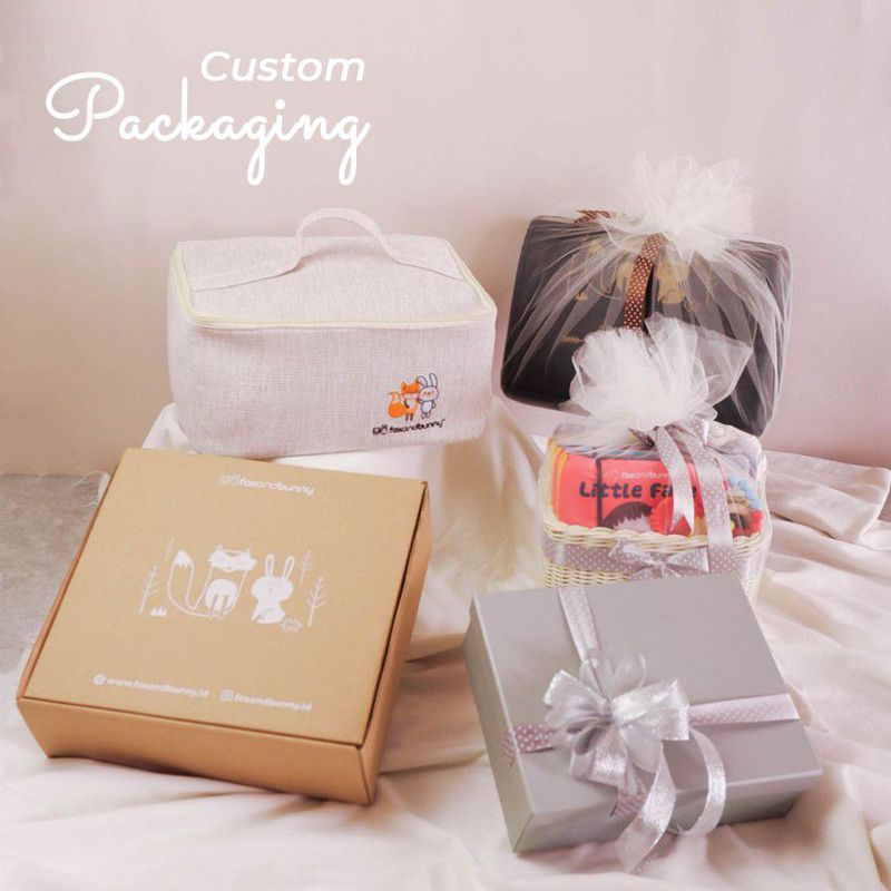 Custom Kemasan - Packaging Hampers (Tanpa Isi) - Rotan