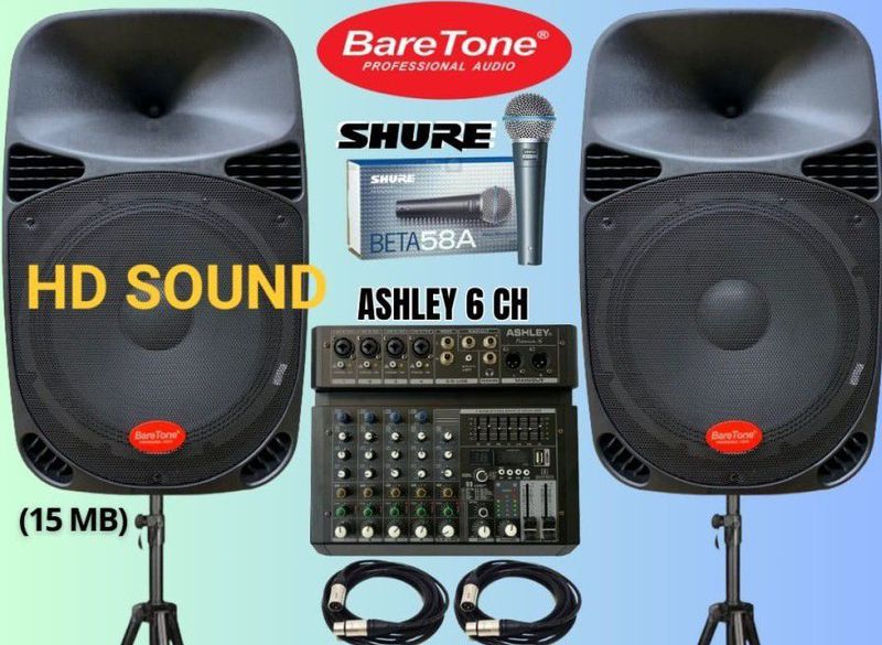 Paket Sound System Baretone (15 Inch) Indoor/Outdoor