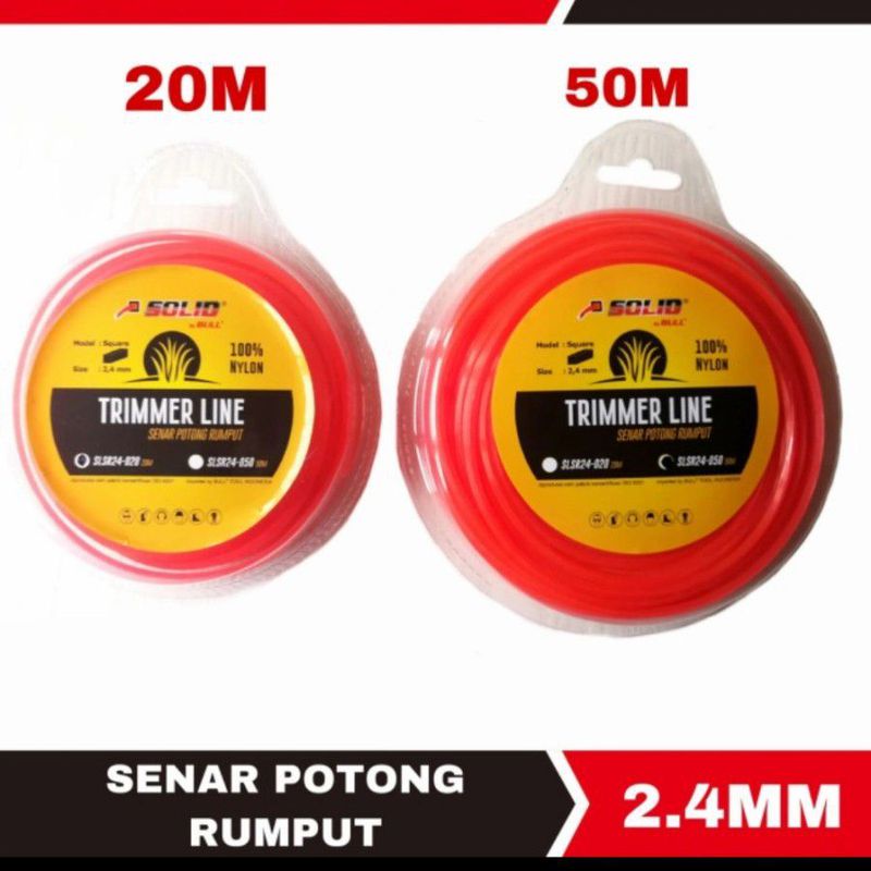 Tali Senar Potong Rumput 50M Merk Solid