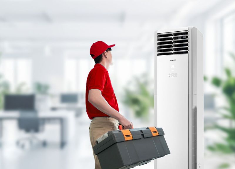 Service Cuci AC Floor Standing 3 PK