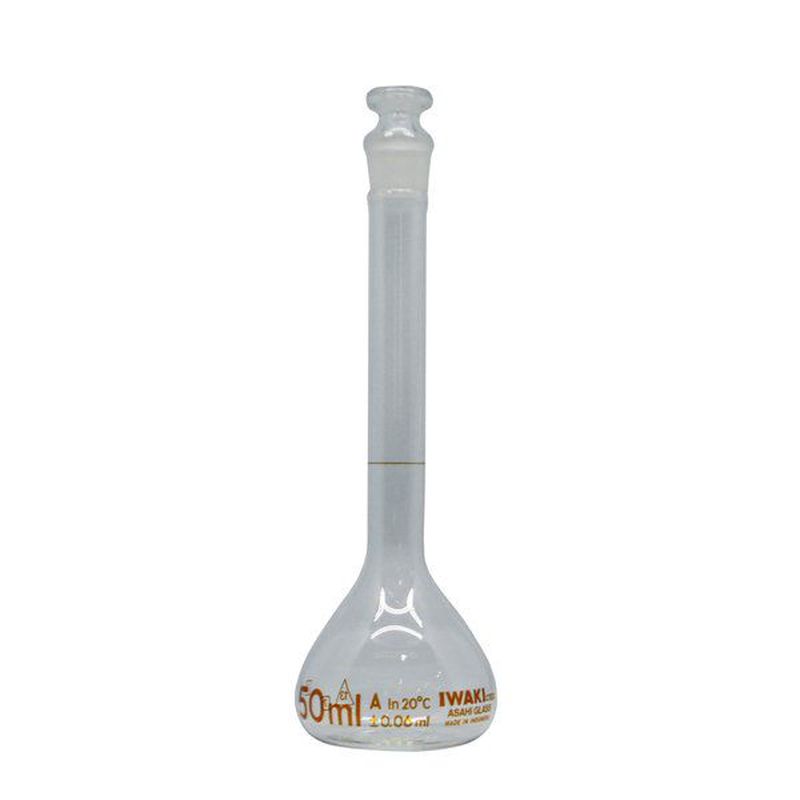 Labu Ukur 50 mL/Volumetric Flask; Iwaki Pyrex