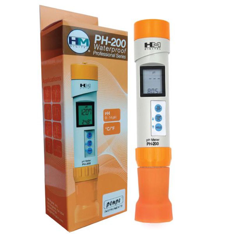 pH meter; HM Digital PH-200 Waterproof