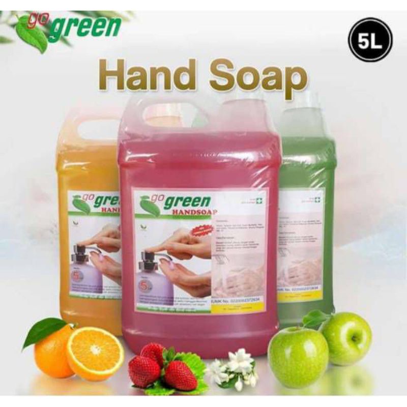 Sabun Cuci Tangan GO GREEN 5 Liter - Anggur