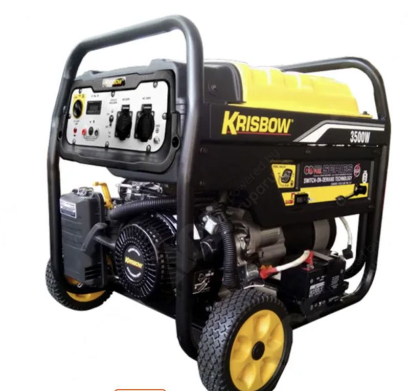 KRISBOW GENSET LPG/BENSIN 3500 W 1PH OPEN KRPL35