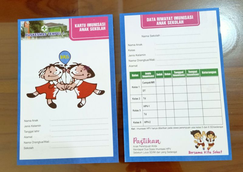 Kartu Imunisasi BIAS