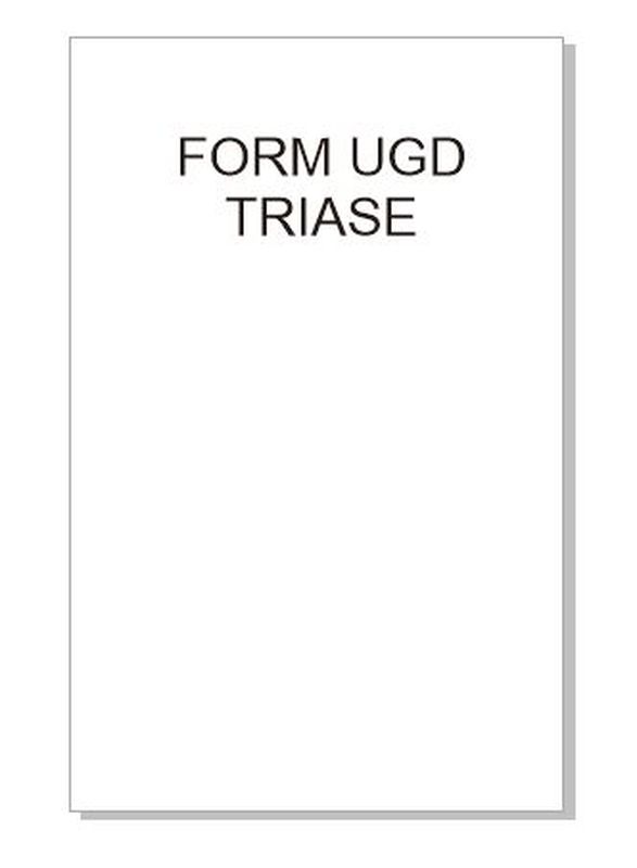 FORM UGD TRIASE