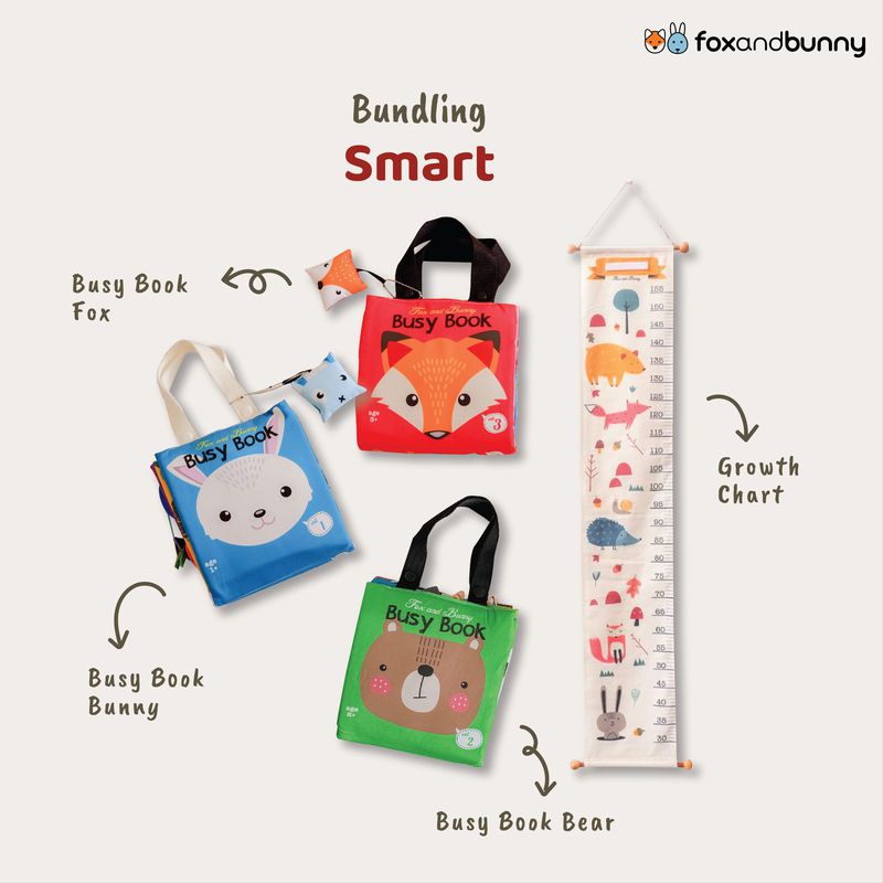SMART - 3 Busy Book + Growth Chart