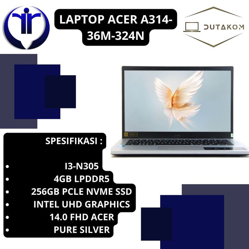 LAPTOP ACER A314-36M-324N